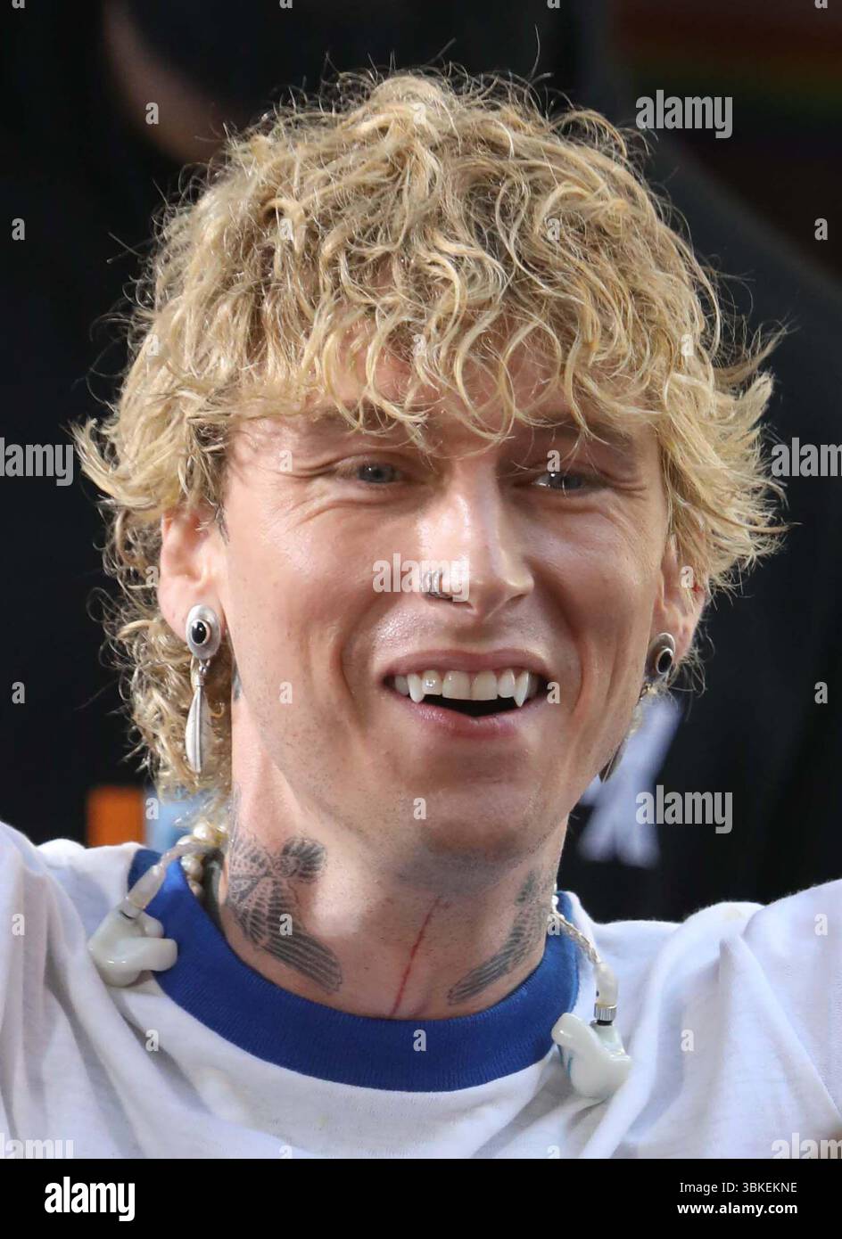 June 20, 2025, New York, New York, USA: Rapper/musican MACHINE GUN ...