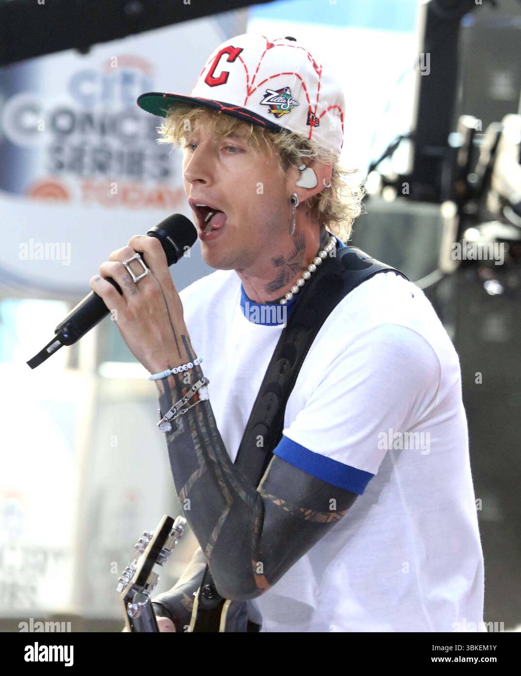 June 20, 2025, New York, New York, USA: Rapper/musican MACHINE GUN ...