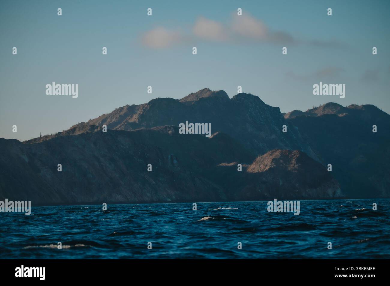 Landscape on Tiburón Island or Isla del Tiburón in Punta Chueca, Sonora ...