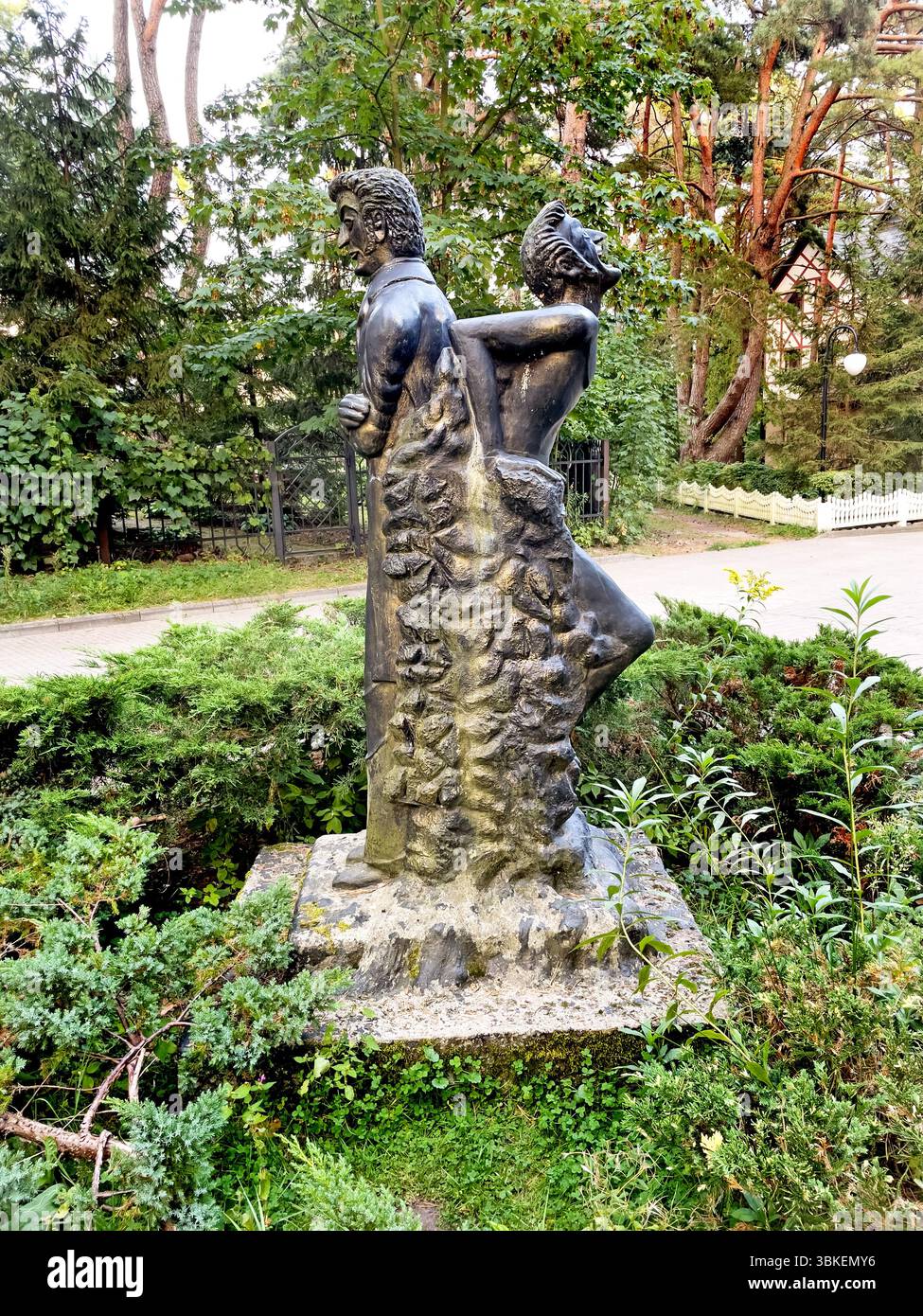 Svetlogorsk, Russia, 30 August, 2024, Monument to the Hoffmann, German ...