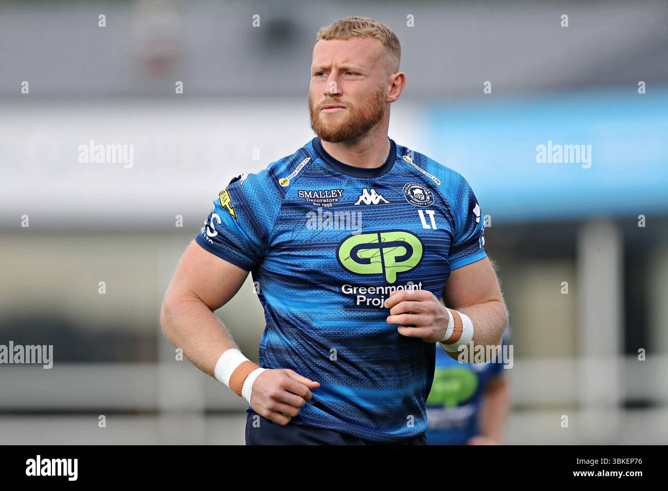 Luke Thompson of Wigan Warriors before the Betfred Super League round ...