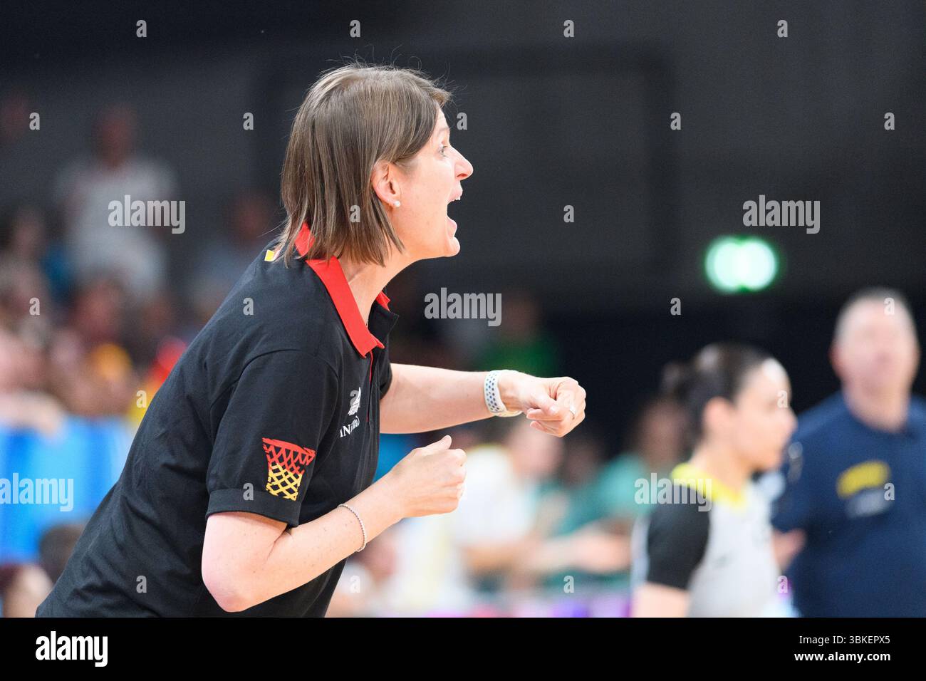 Head coach Lisa Thomaidis (Germany) during the FIBA womens EuroBasket ...