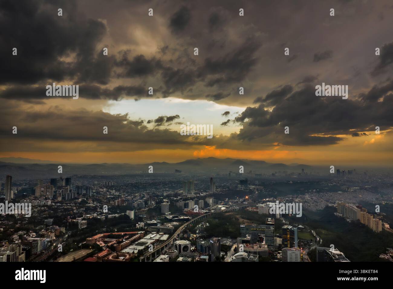 Overview of Mexico City Stock Photo - Alamy