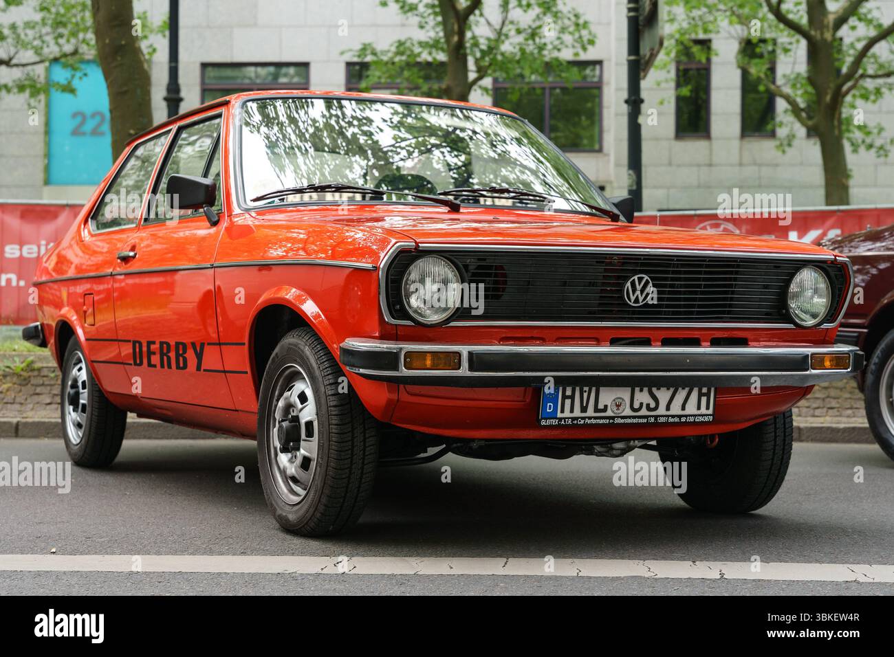 BERLIN – MAY 10, 2025: Vintage subcompact car Volkswagen Derby, 1977 ...
