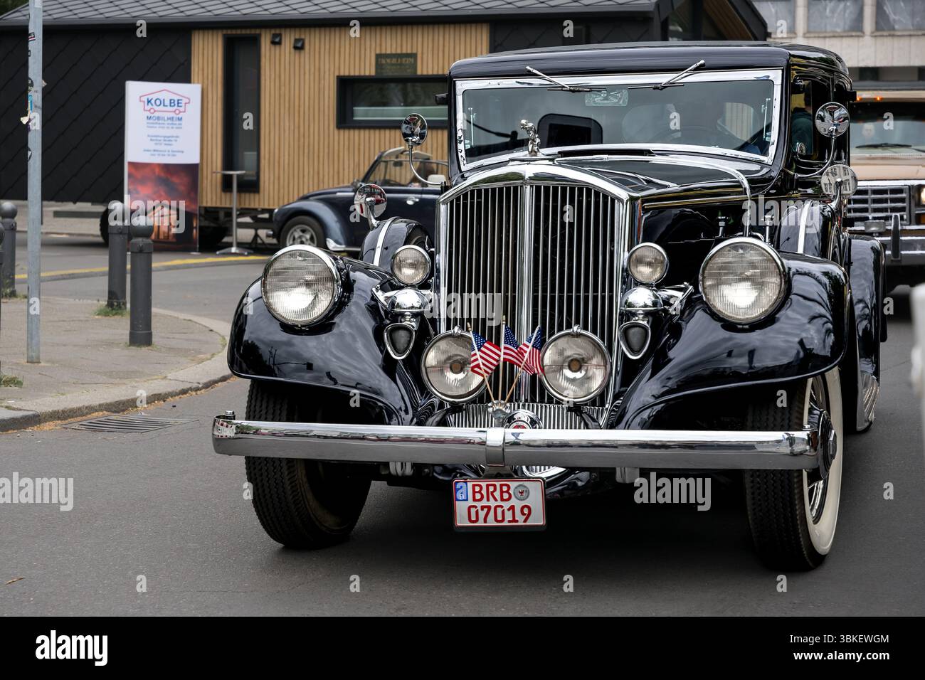 BERLIN – MAY 10, 2025: Rare Pierce-Arrow Silver Arrow luxury car (1933 ...