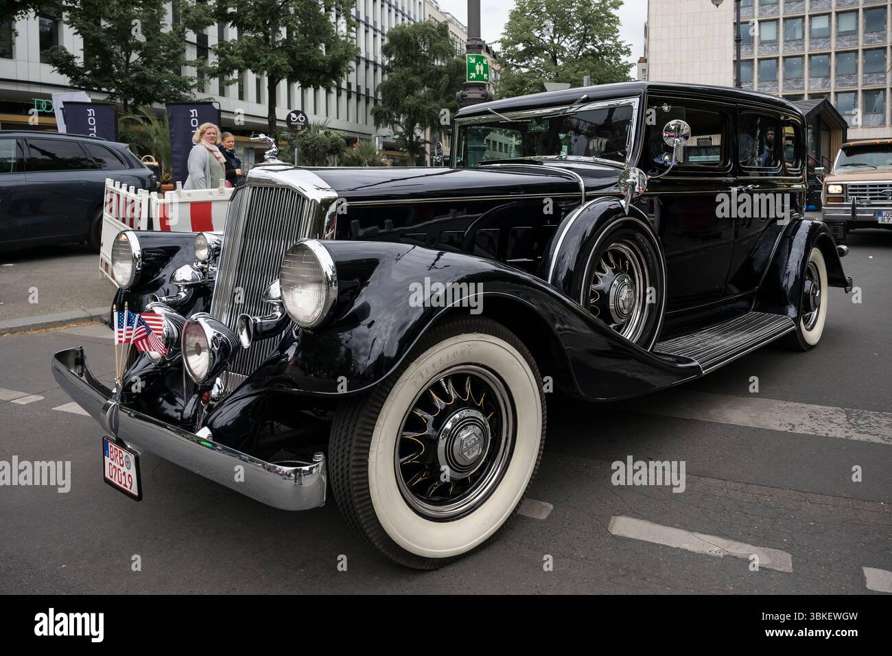 BERLIN – MAY 10, 2025: Rare Pierce-Arrow Silver Arrow luxury car (1933 ...