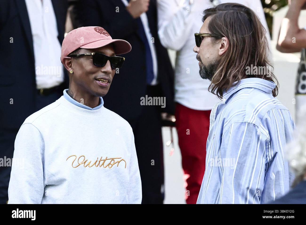 Pharrell Williams and French record producer and DJ Pedro Winter talk ...