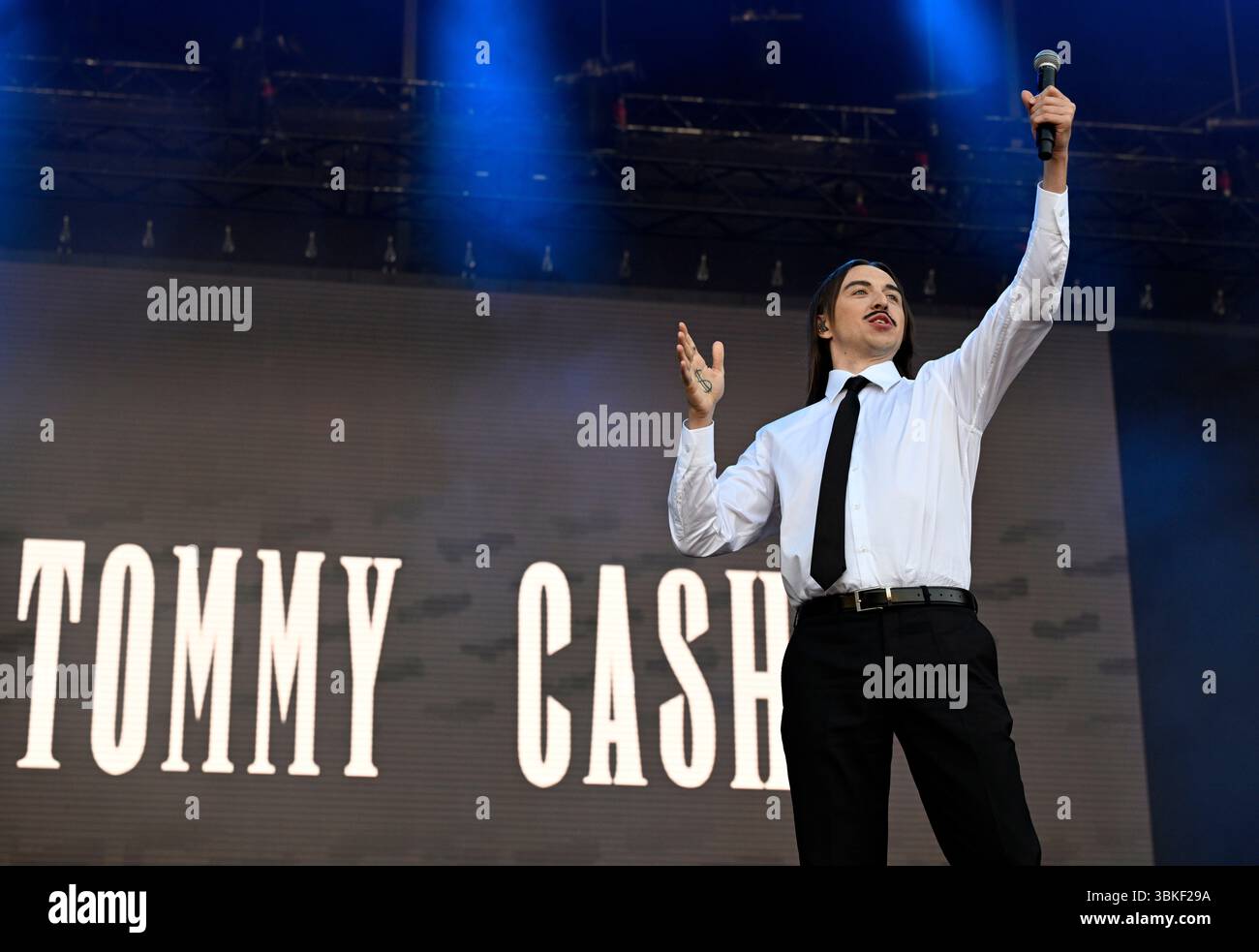 Prague, Czech Republic. 20th June, 2025. Estonian rapper Tommy Cash ...