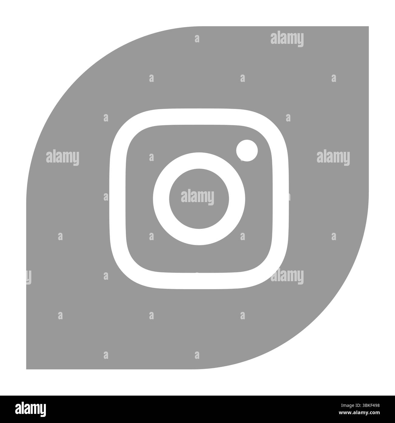 Instagram social media app icon. Square shape vector illustration Stock ...