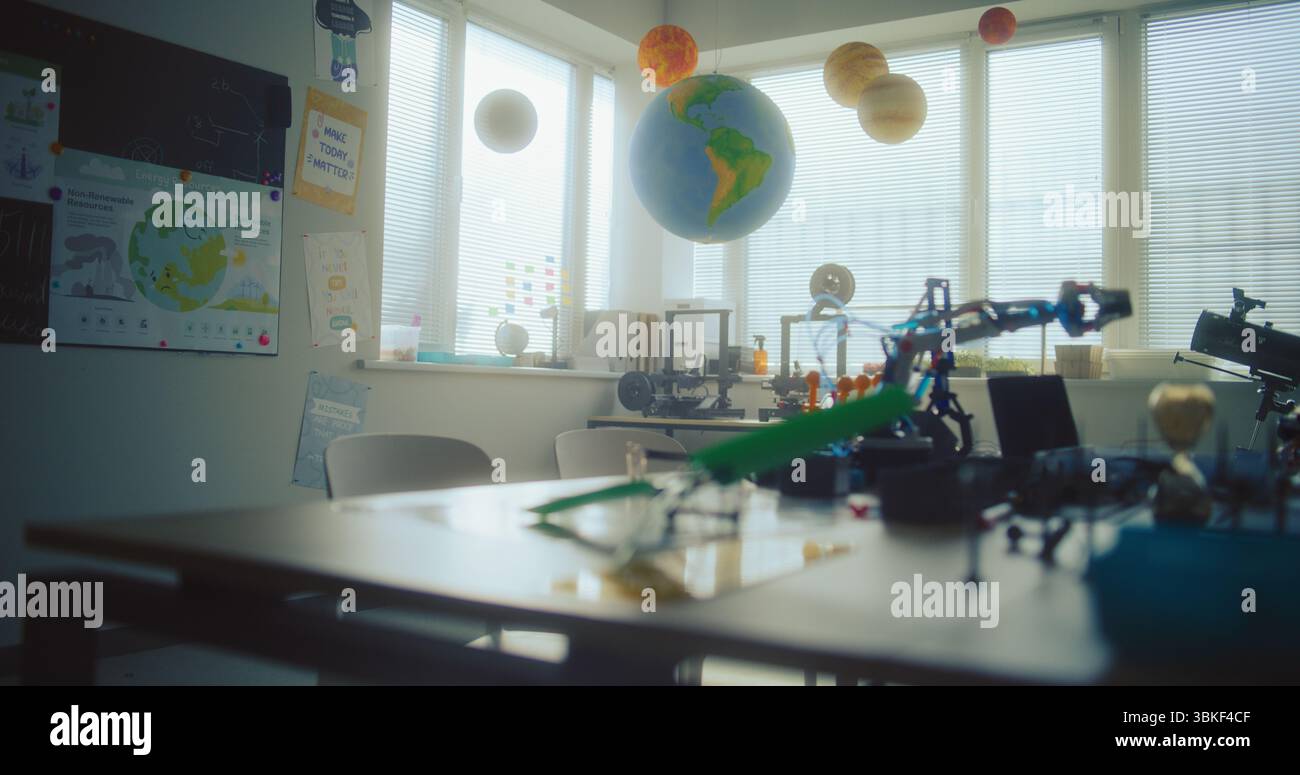 Modern science classroom hanging solar hi-res stock photography and ...