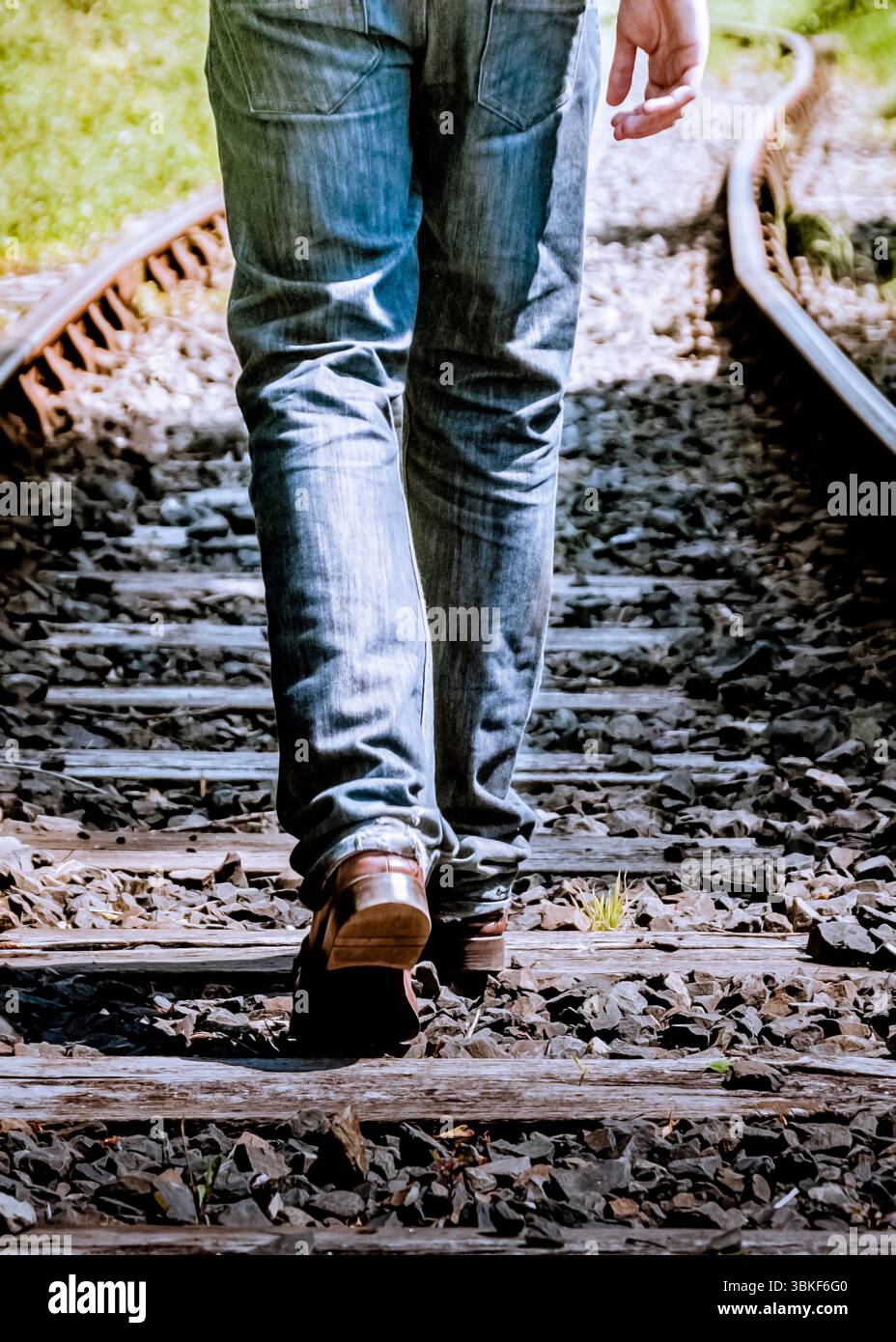 Train movement camera focus on hi-res stock photography and images - Alamy
