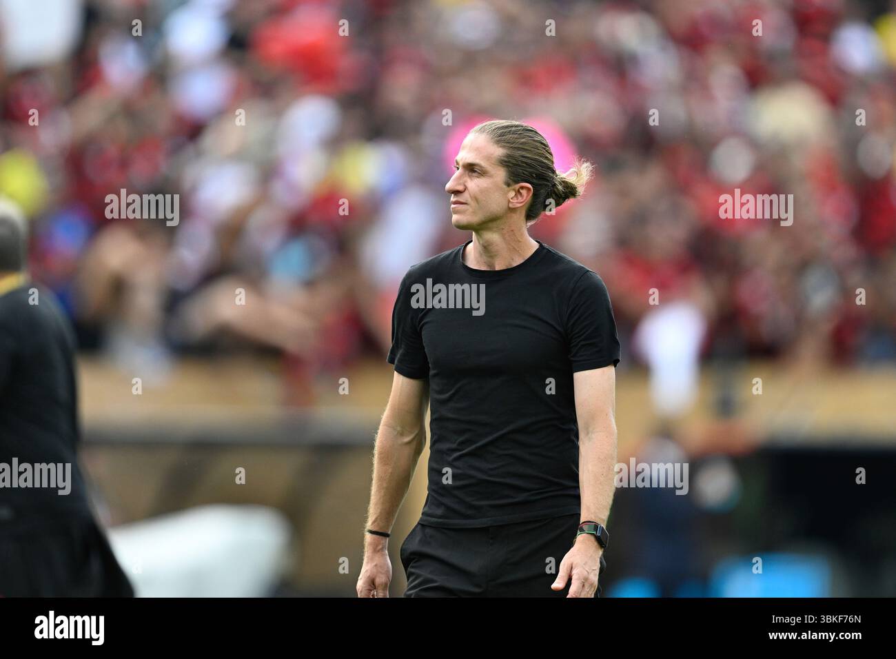 PHILADELPHIA, PA - JUNE 20: CR Flamengo coach Filipe Luis is shown ...