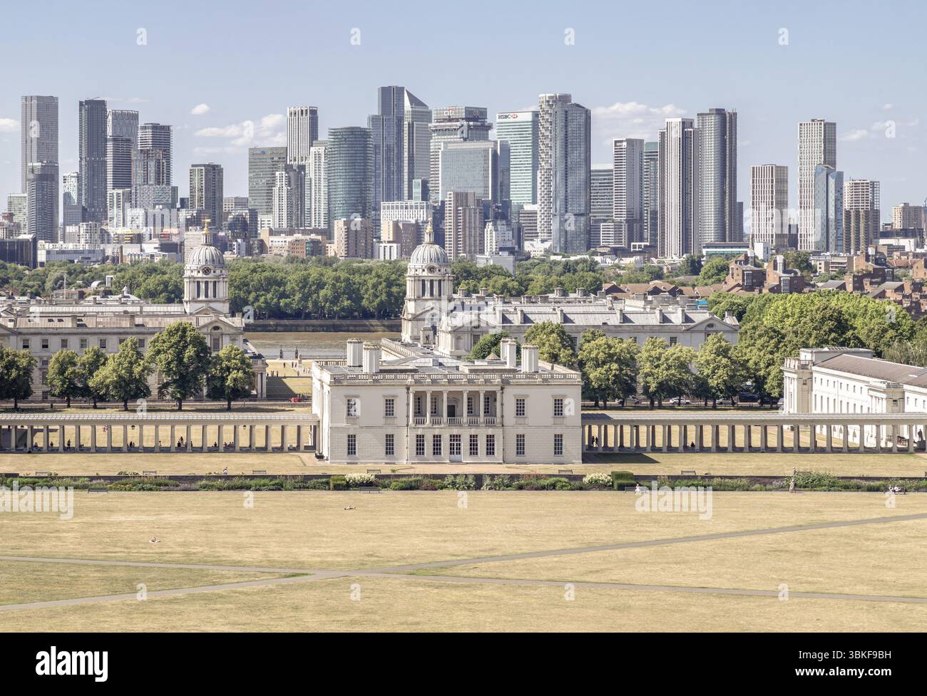 London, UK - Jun 18, 2025 - A stunning view of the iconic Queen's House ...
