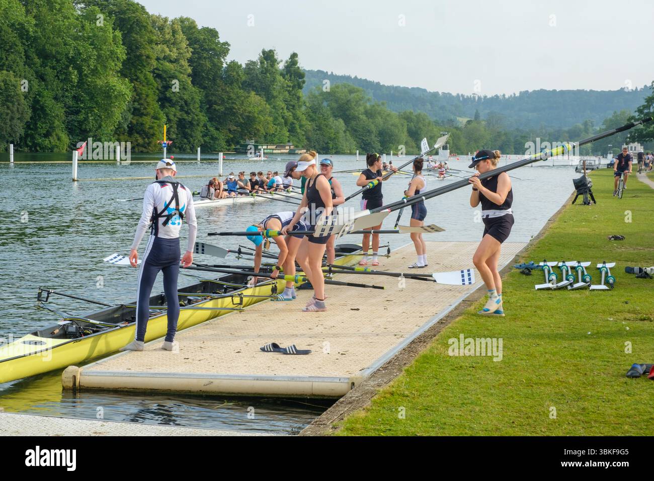 The 2025 Henley Women's Regatta held on the River Thames at Henley-on ...