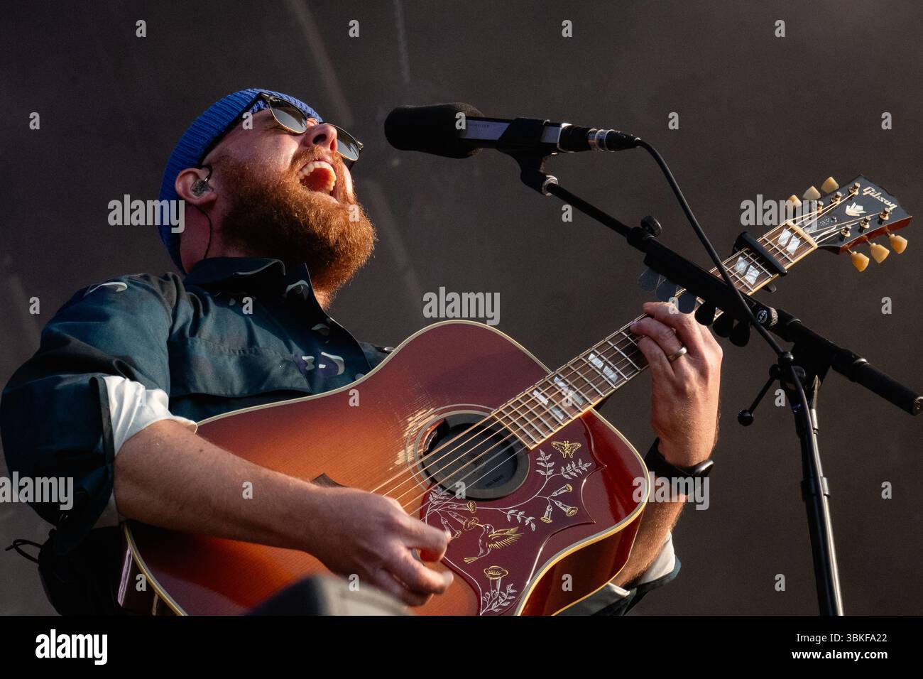 Thetford, UK, 20 June, 2025. Tom Walker supporting The Script in ...