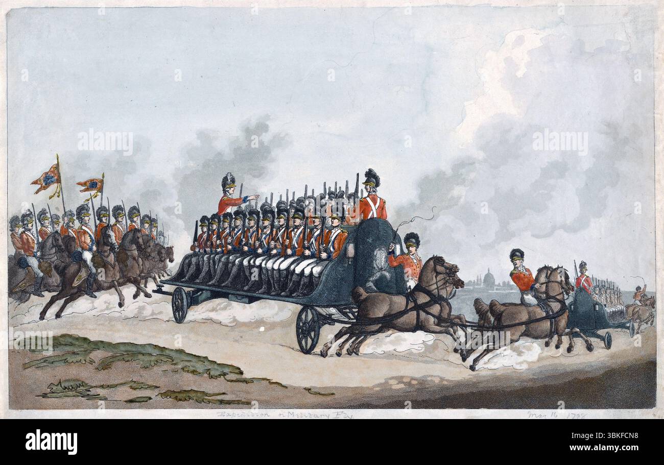 Georgian british army engraving hi-res stock photography and images - Alamy