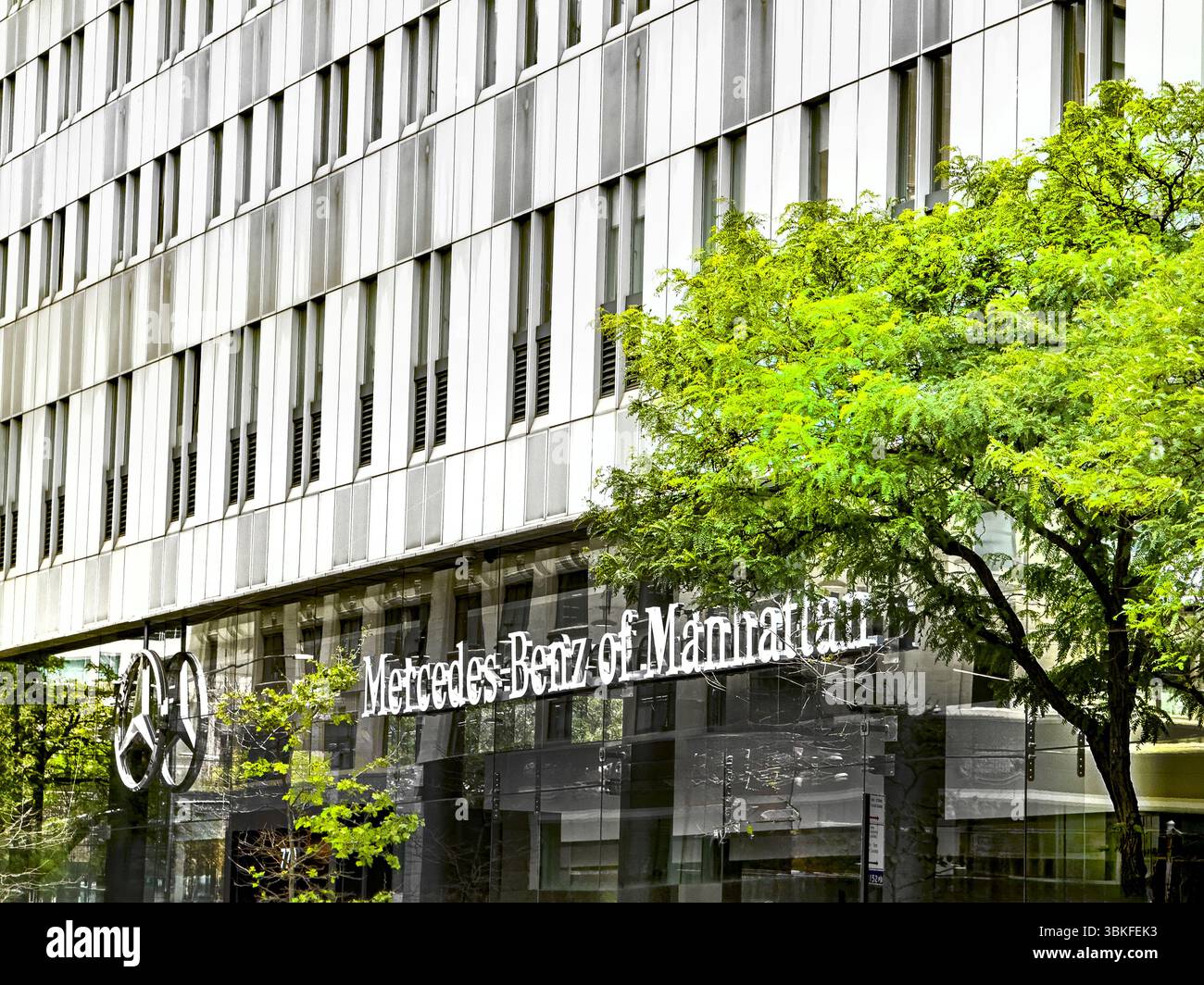 Mercedes Benz car showroom, Manhattan, New York City, New York, USA ...