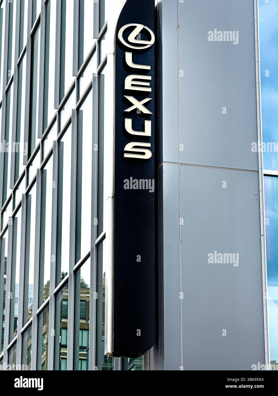 Lexus car showroom, building exterior, Manhattan, New York City, New ...