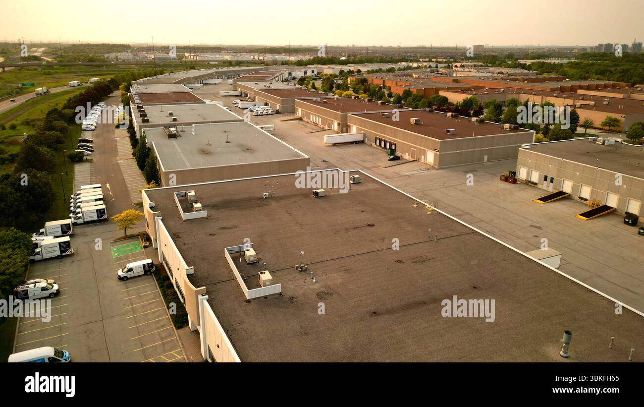 High above the ground, capturing the intricate details of a cell tower ...