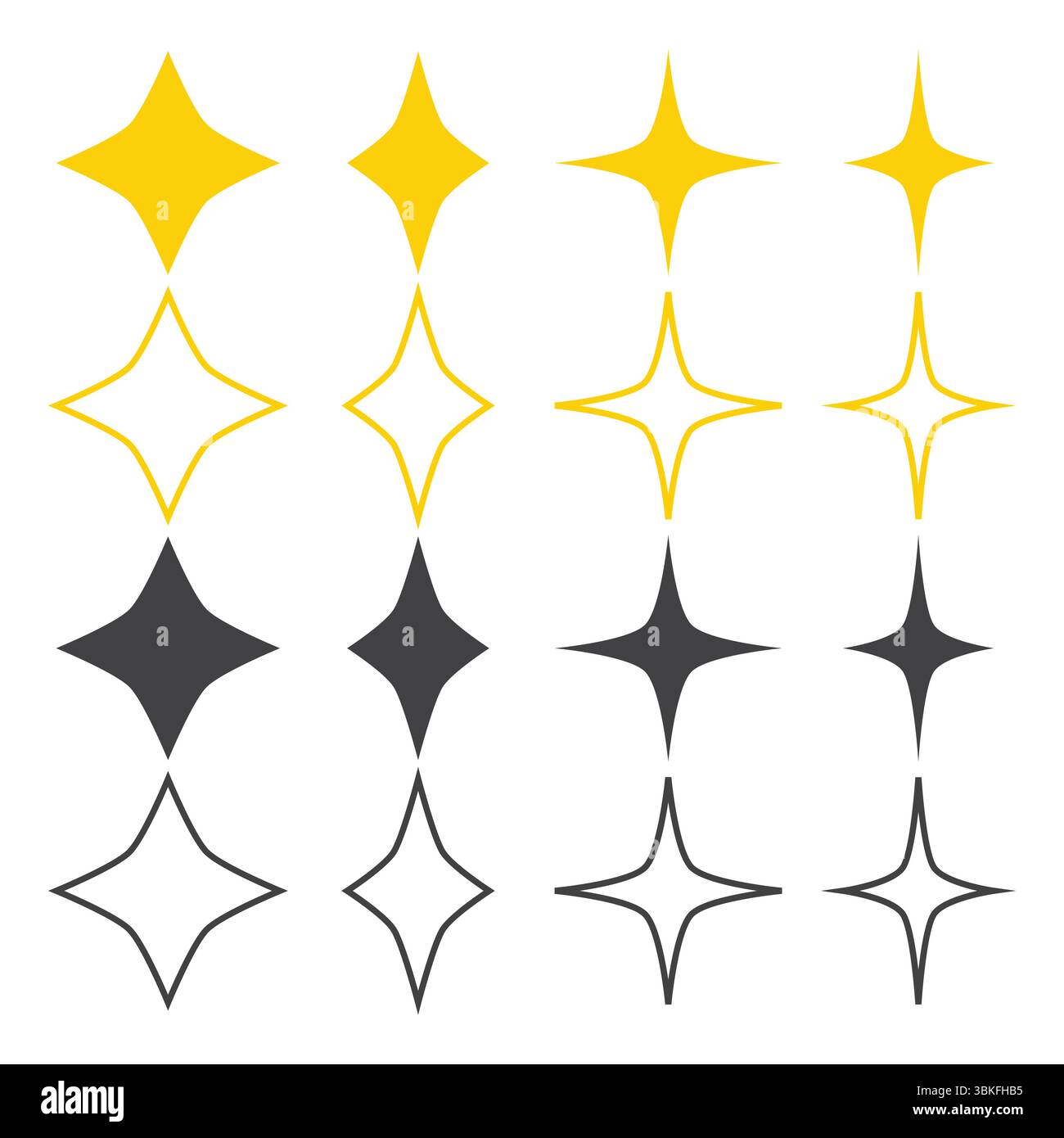 Sparkle star Cut Out Stock Images & Pictures - Alamy