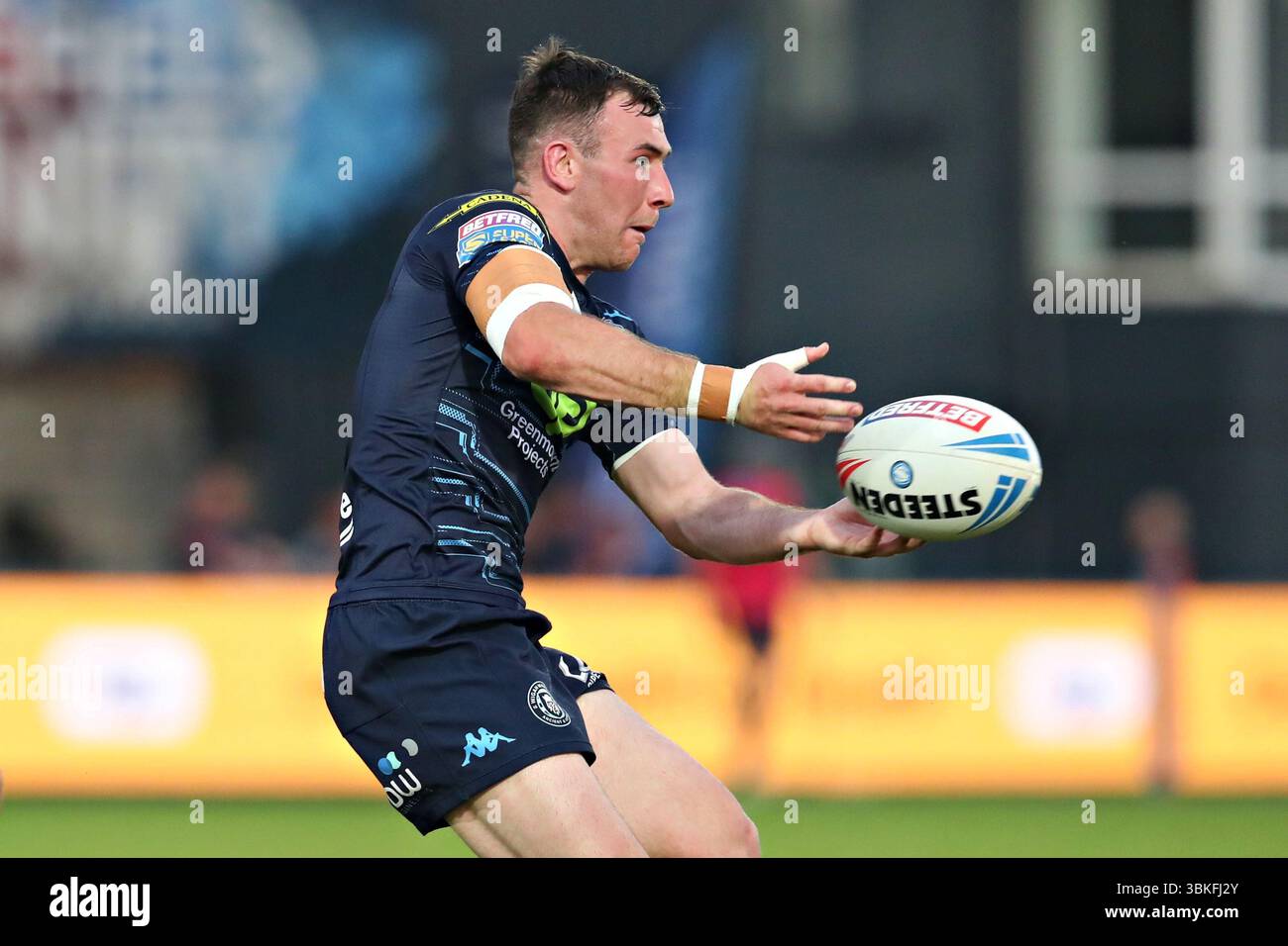 Harry Smith of Wigan Warriors during the Betfred Super League round 15 ...