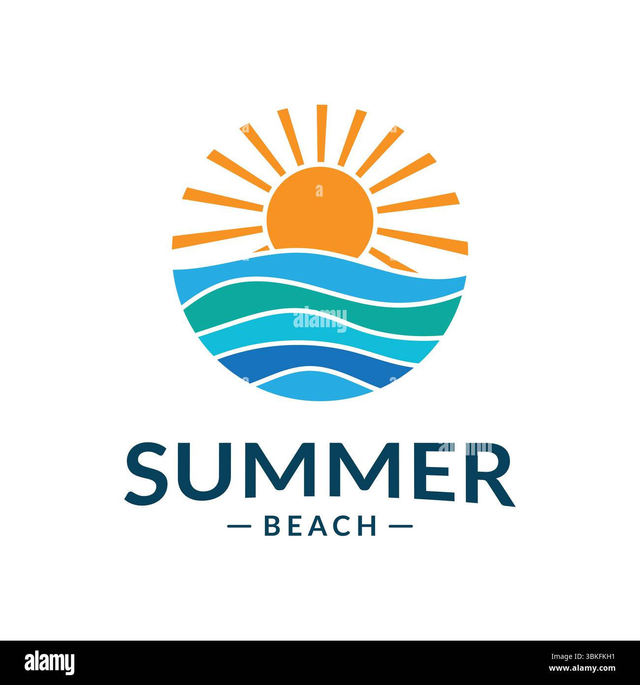 Clean waves logo Cut Out Stock Images & Pictures - Alamy