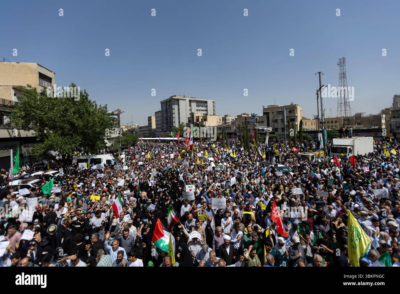 Tehran, Iran. 20th June, 2025. the "Rage and Victory" rally held after ...