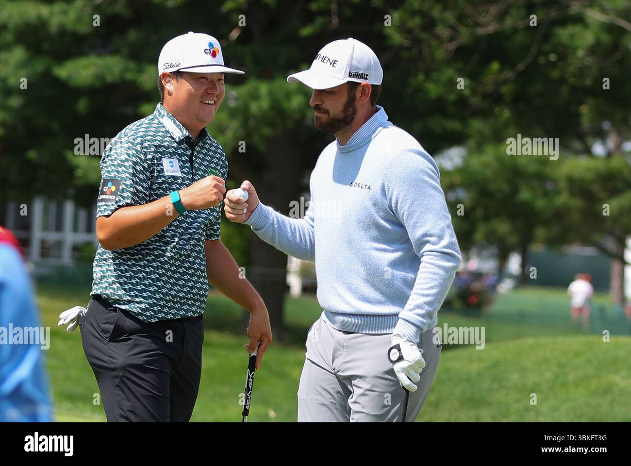 CROMWELL, CT - JUNE 20: Patrick Cantlay of United States and Sungjae Im ...