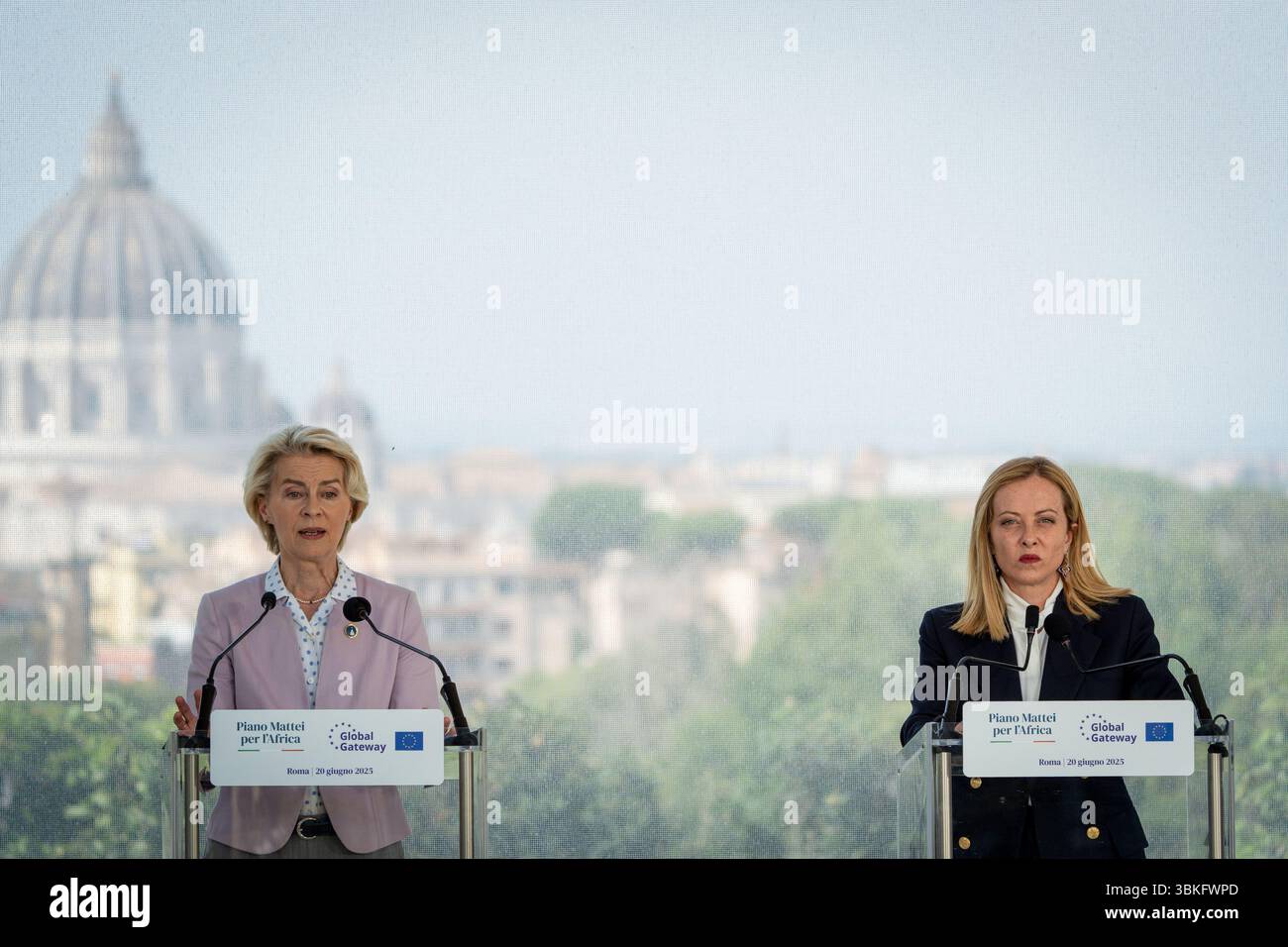 Rome, Italy, on 20 June 2025. European Commission President Ursula von ...