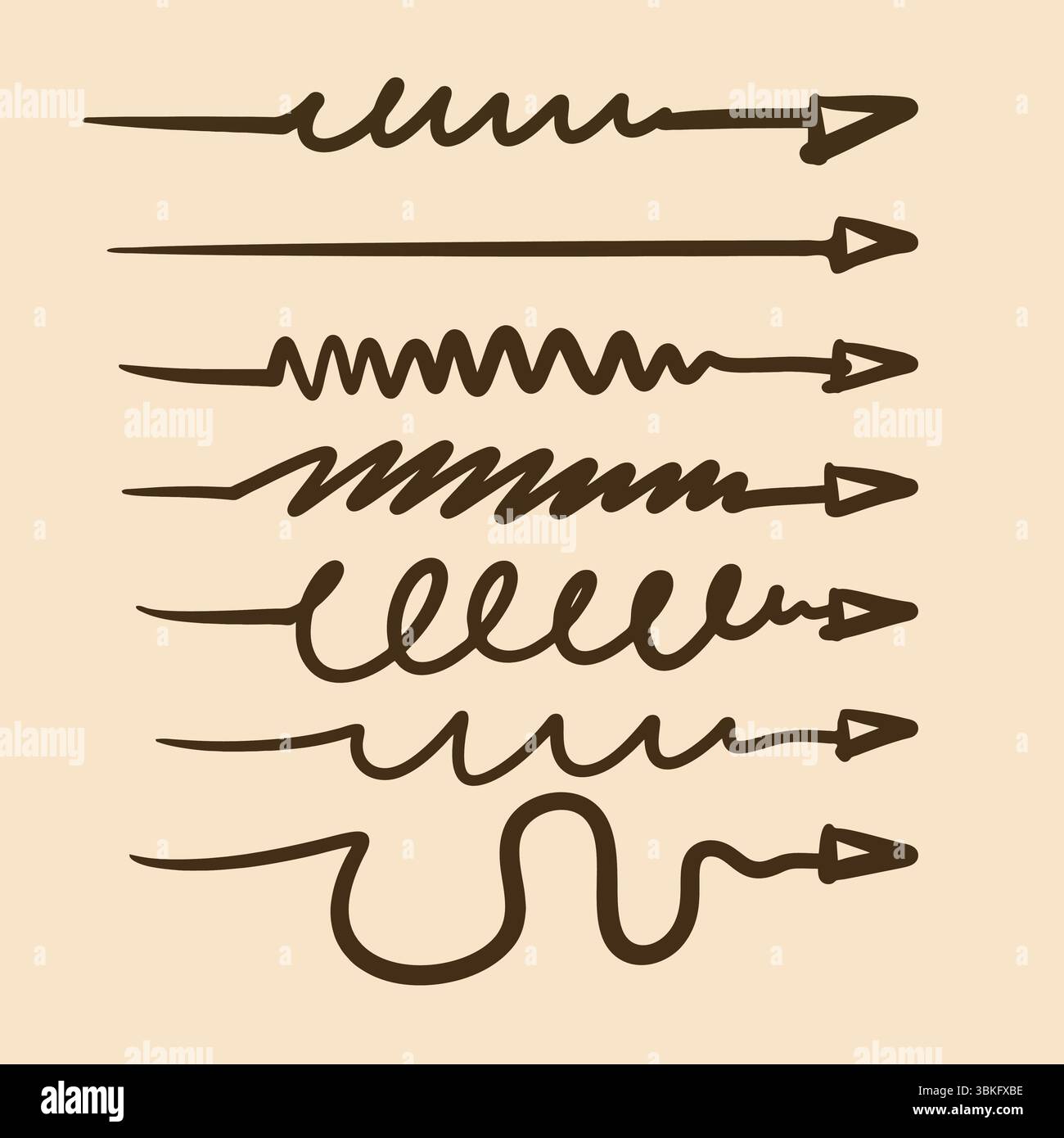 Arrow visual aid Stock Vector Images - Alamy