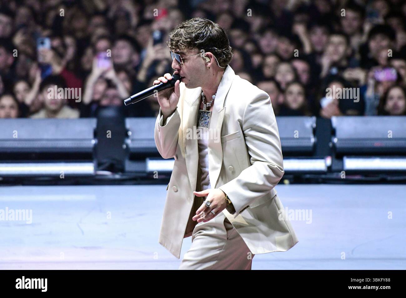 Buenos Aires (20th Jun 2025). Spaniard trap singer Quevedo. Buenas ...