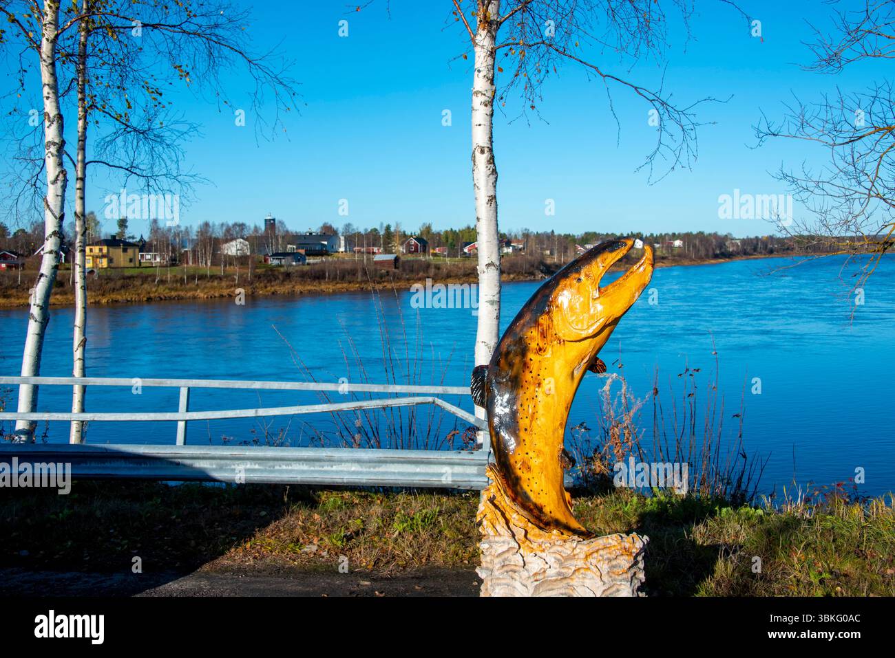 The Torne River in Sweden and Finland Border Stock Photo - Alamy