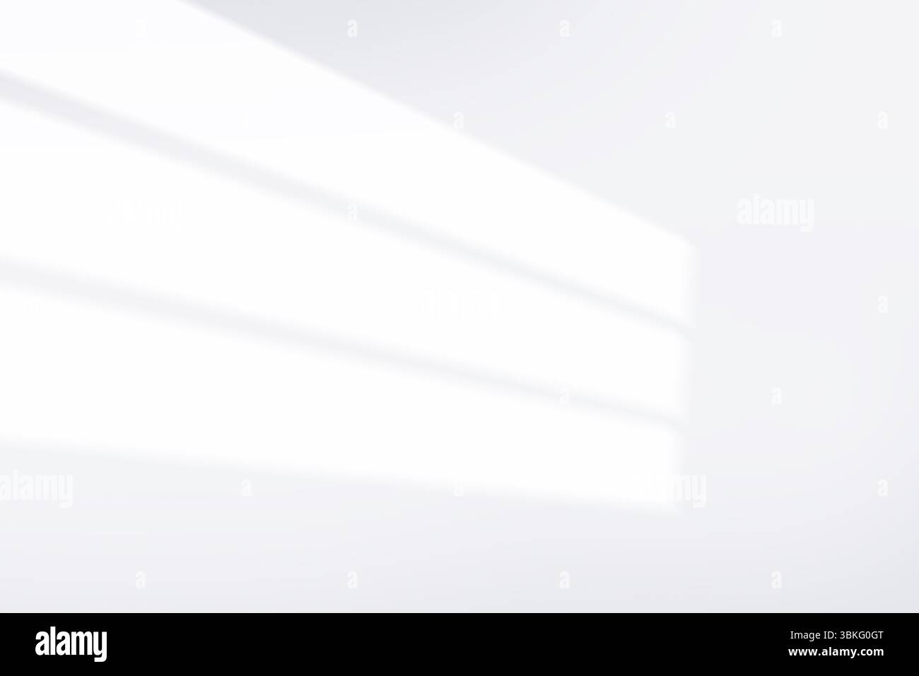 Three angled rectangular sunlight bands are crossing minimal abstract ...