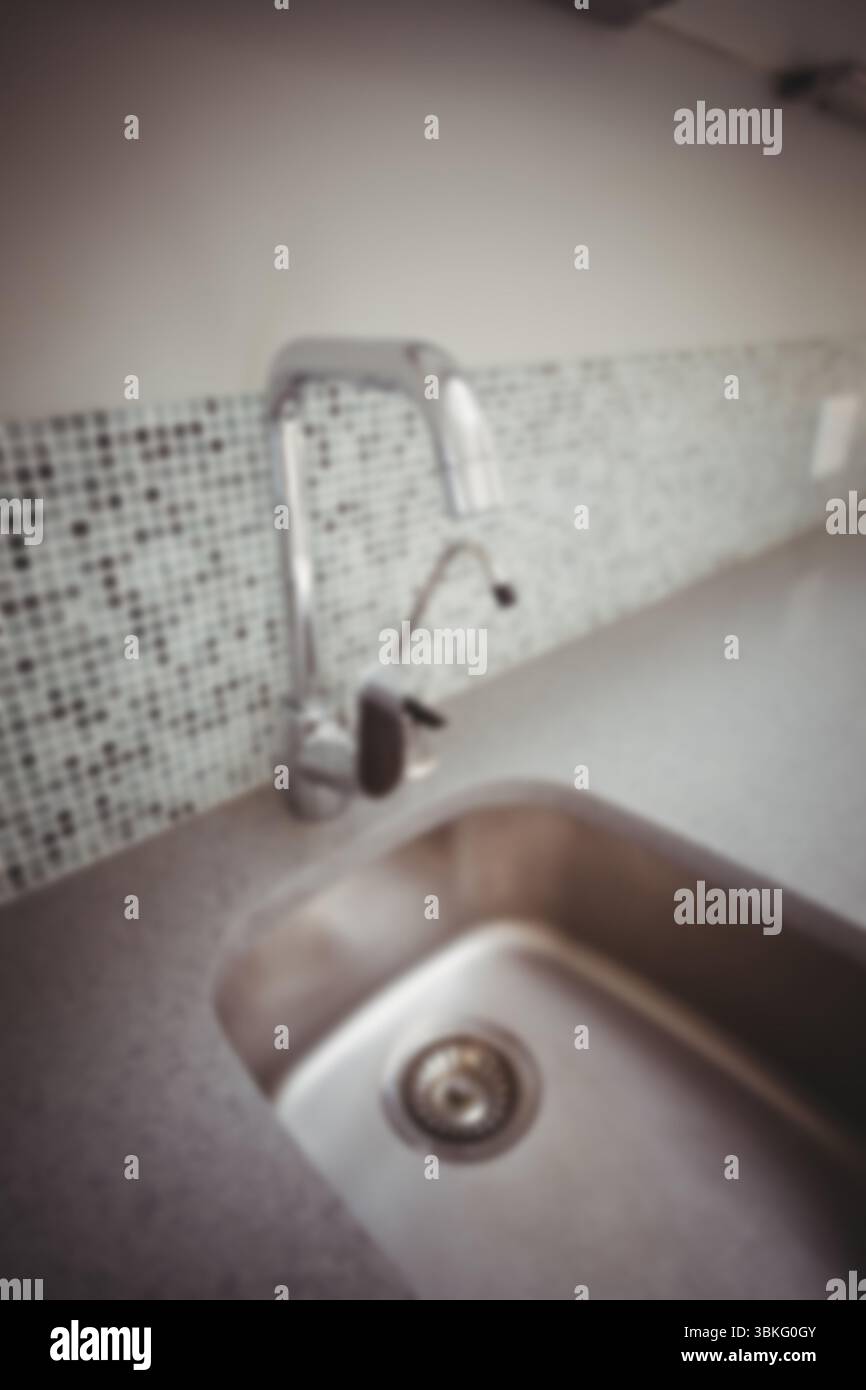 Interiors kitchen sink in hi-res stock photography and images - Alamy