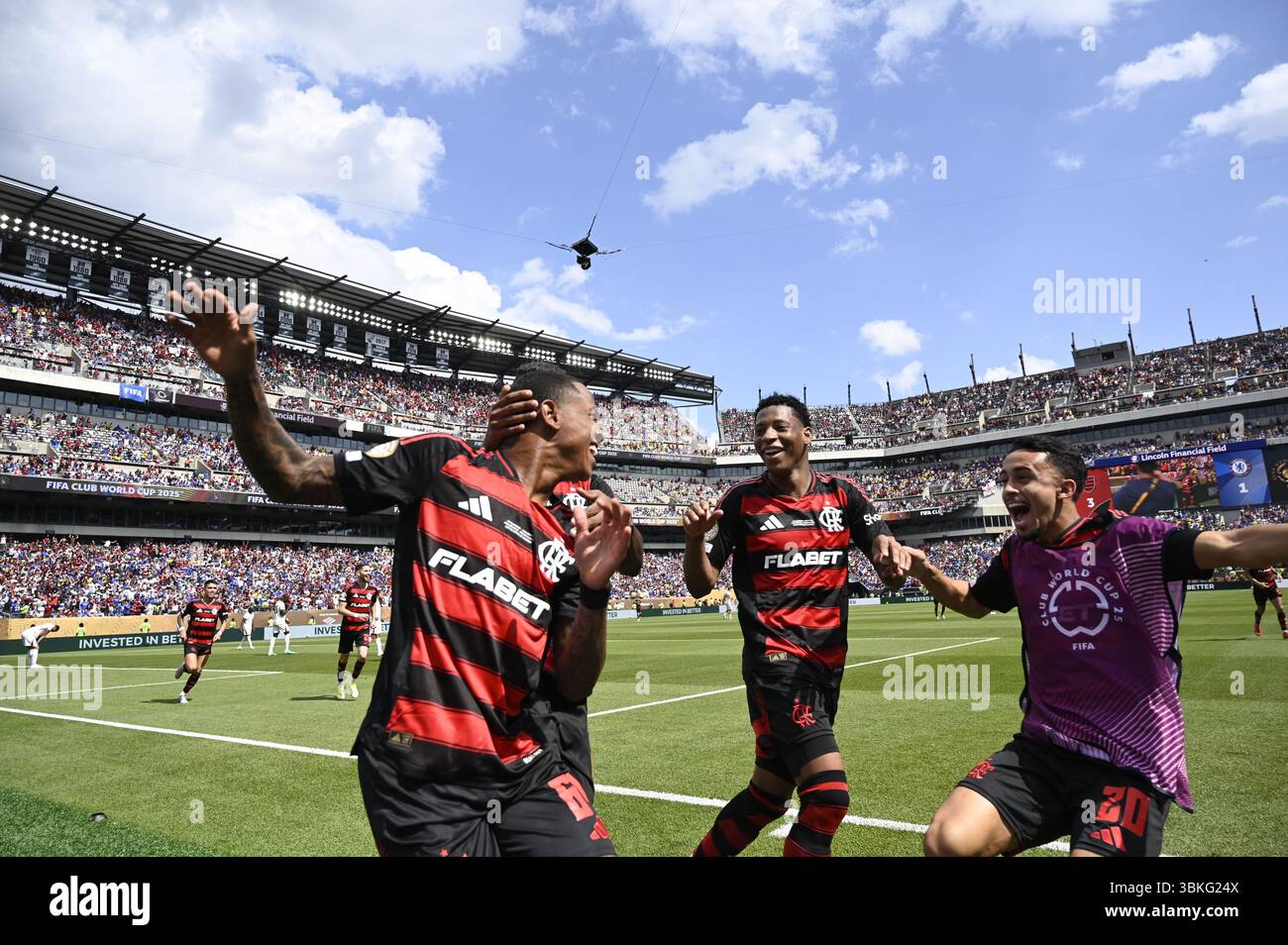 Philadelphia-United States, June 20, 2025 FIFA Club World Cup Flamengo ...