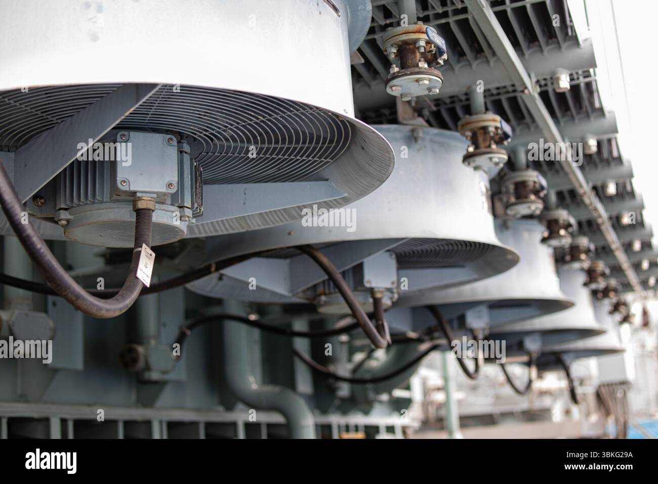 A cooling system fans are essential for transformer inspection and ...