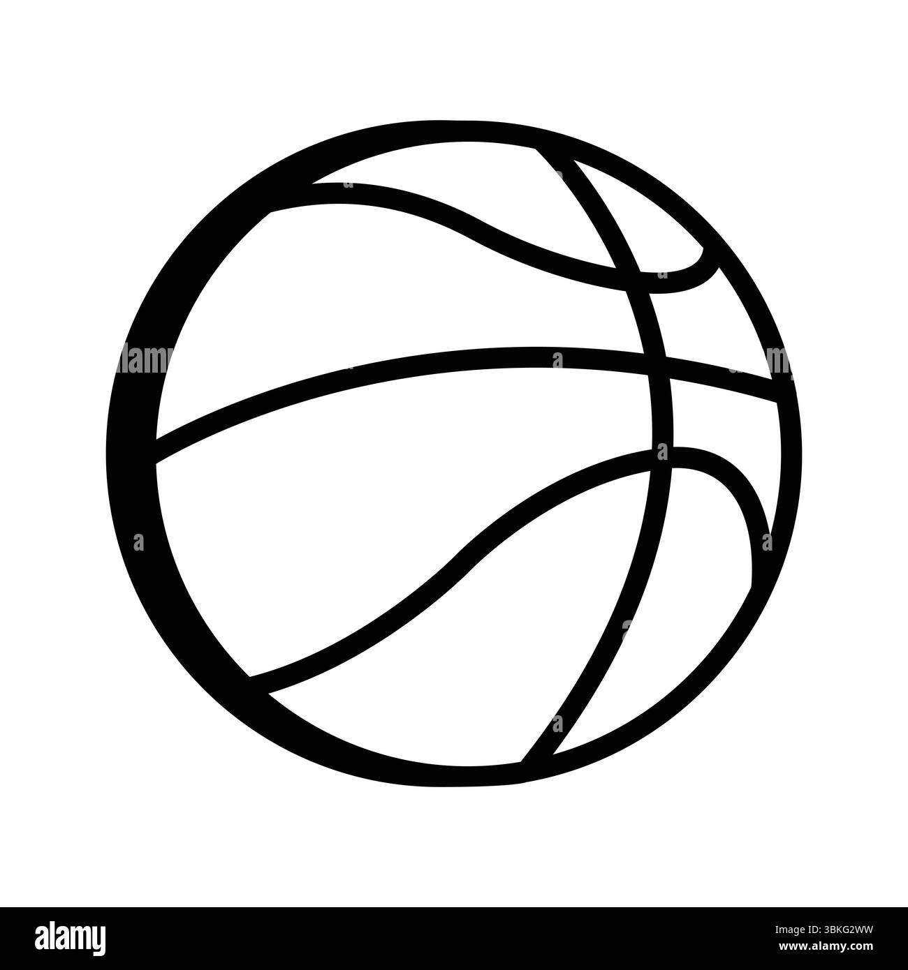 Beautiful icon of basketball editable design, isolated on white ...
