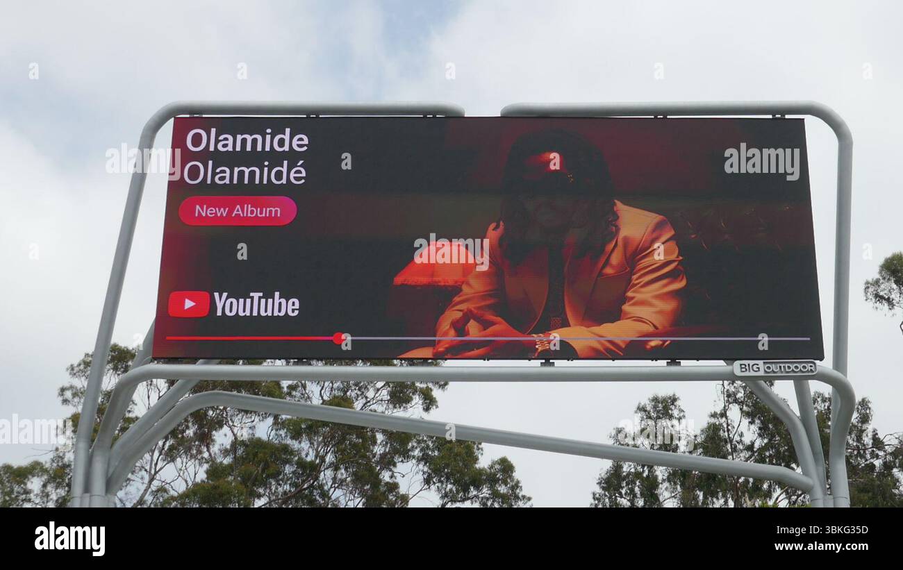 Los Angeles, California, USA 20th June 2025 Olamide Olimide New Album ...
