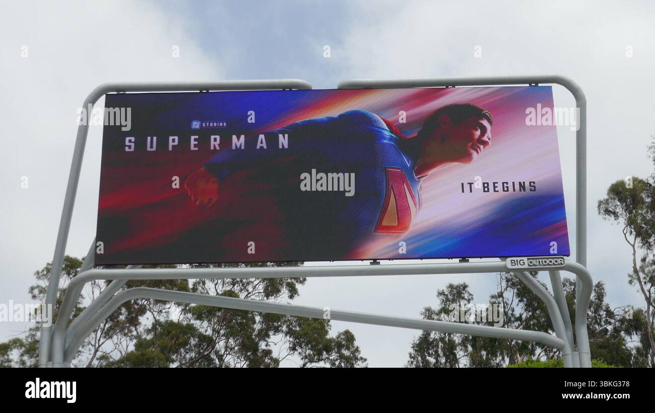 Los Angeles, California, USA 20th June 2025 Superman Billboard on ...