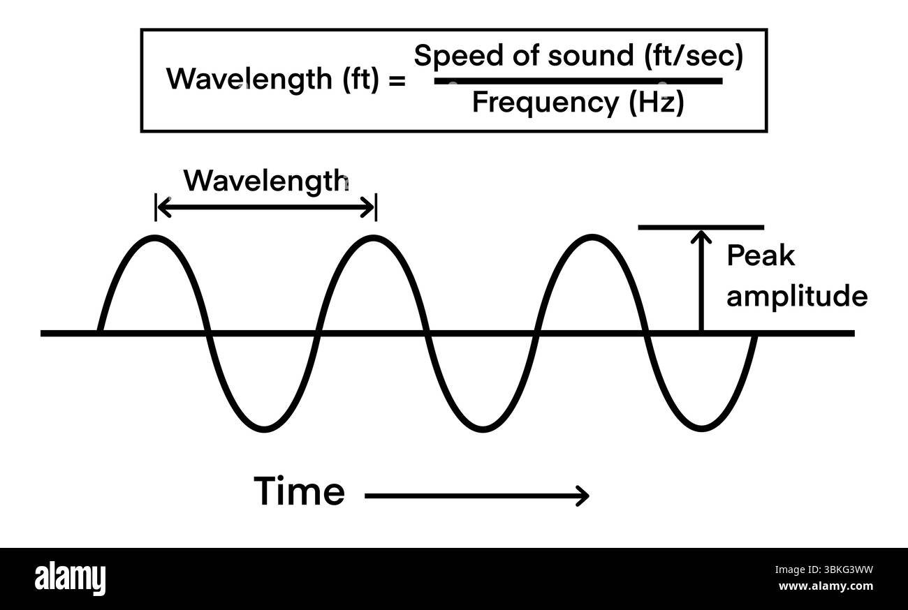 illustration of a detailed sound wave, showcasing variations in ...
