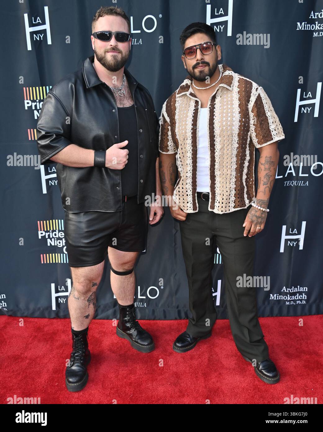 Los Angeles, CA USA - June 20, 2025: Jeremy Urann, Kenny Castro attends ...