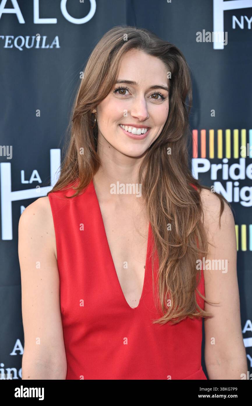 Los Angeles, CA USA - June 20, 2025: Jessica Lynn Skinner attends Hyperion LAs Pride Night Out ...
