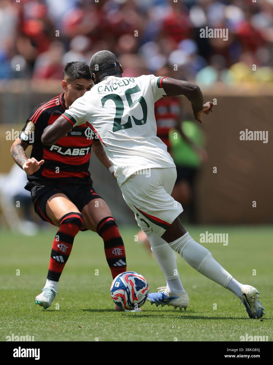 Philadelphia, USA, 20th June 2025. Moises Caicedo of Chelsea FC takes ...