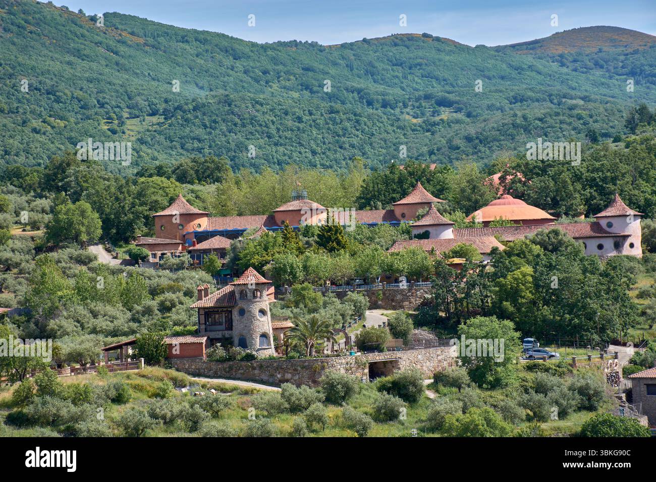 A distinctive architectural complex, the Motorcycle and Classic Car ...