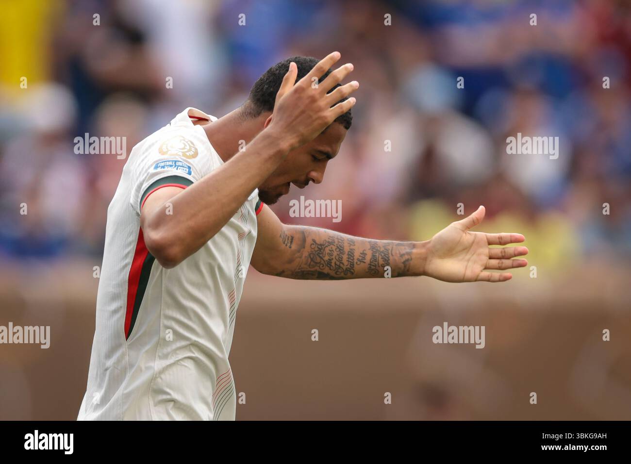 Philadelphia, USA, 20th June 2025. Levi Colwill of Chelsea FC reacts during the CR Flamengo vs ...