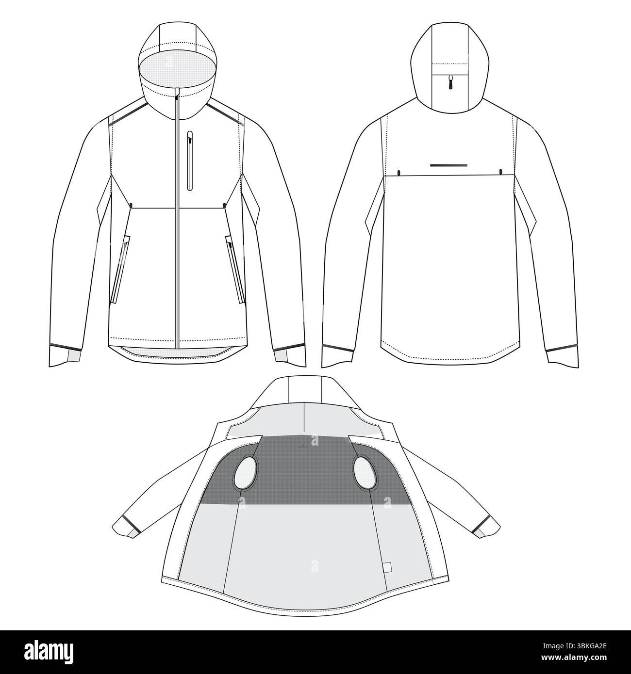 Cotton jackets Stock Vector Images - Alamy