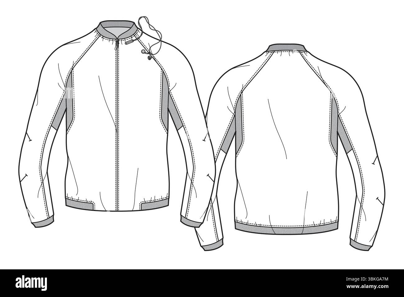 Girls raincoat Stock Vector Images - Alamy