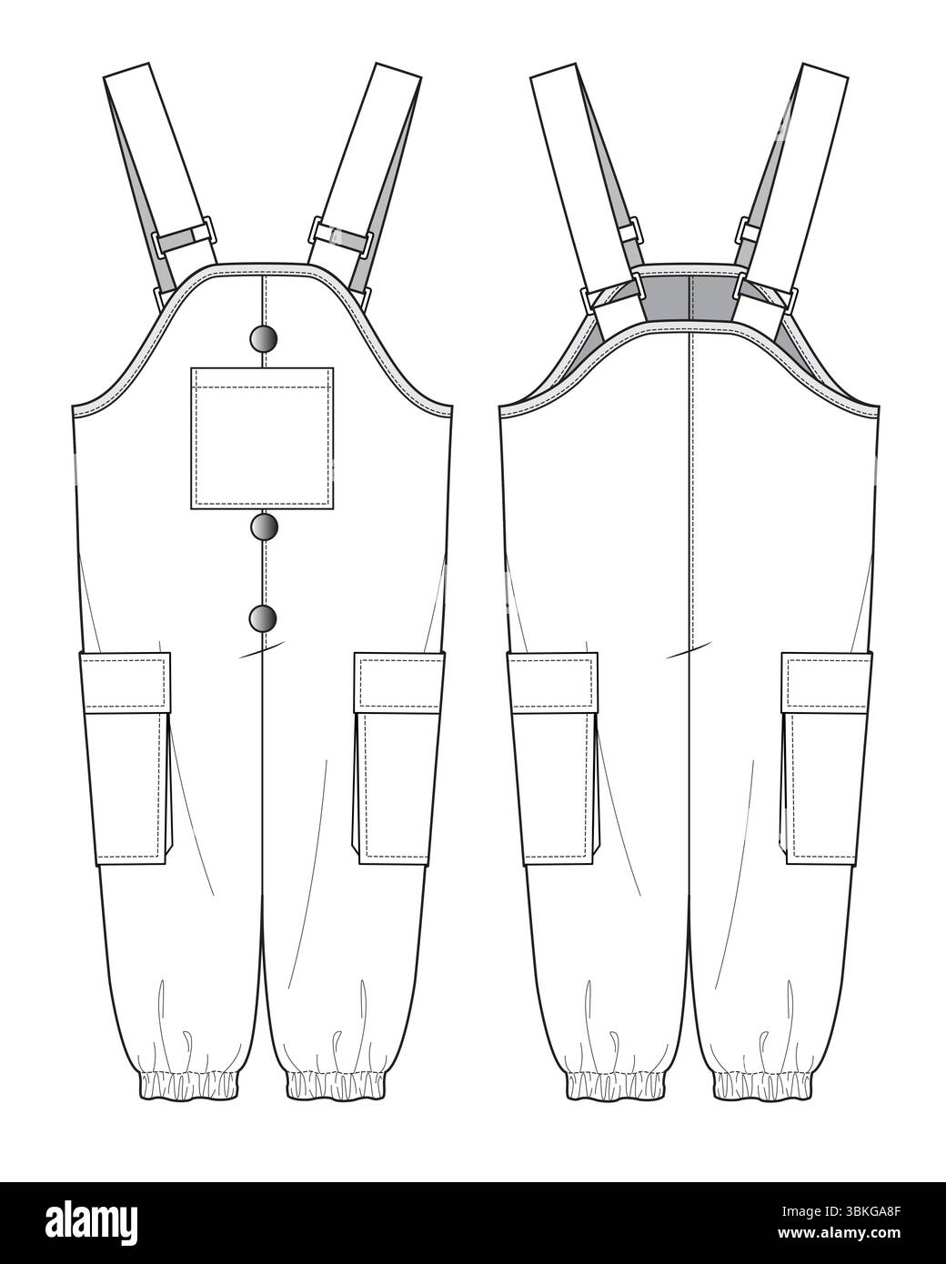 Boys overalls vector hi-res stock photography and images - Alamy