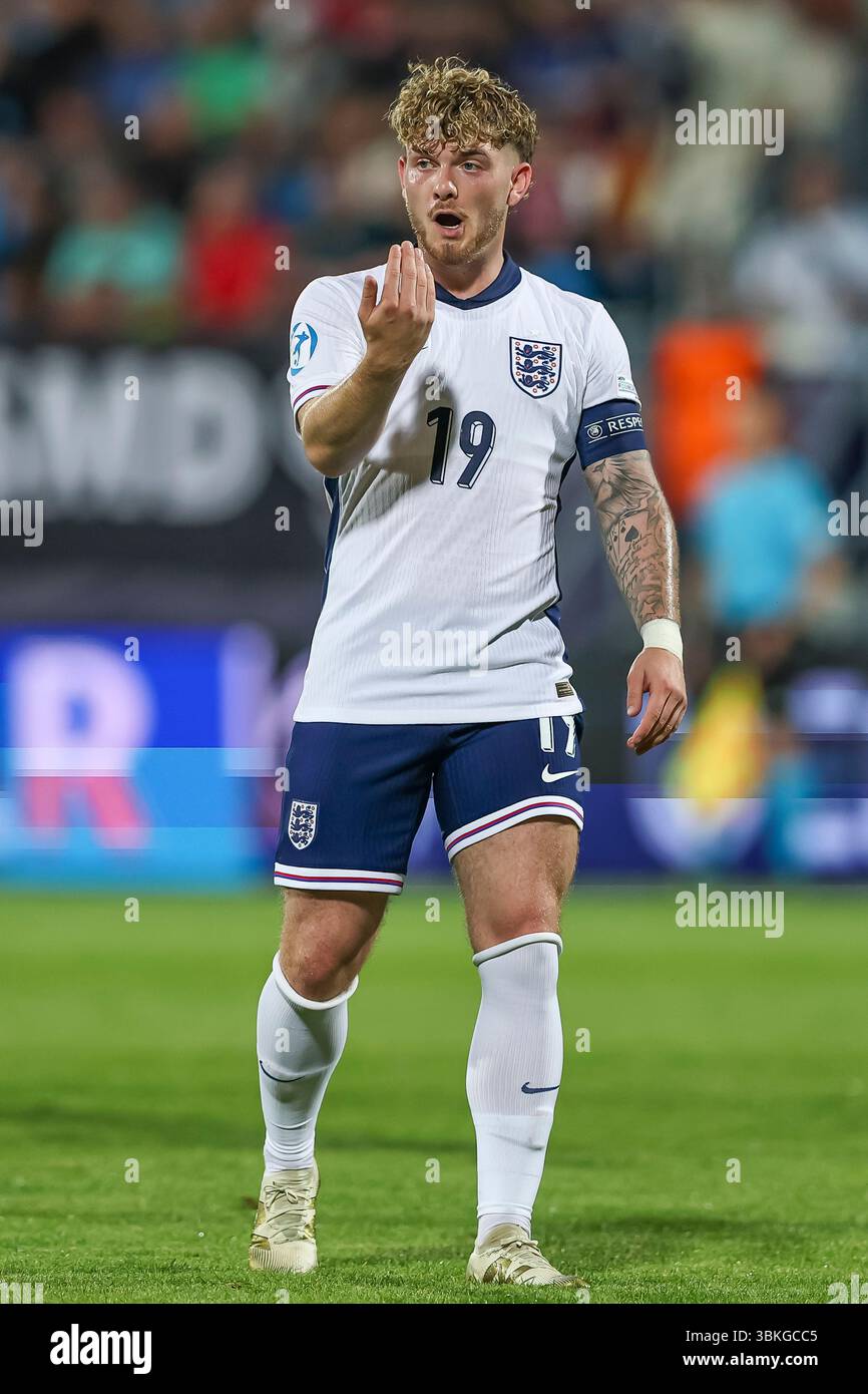 Harvey Elliott (England U21) during the UEFA Under 21 Slovakia 2025 ...