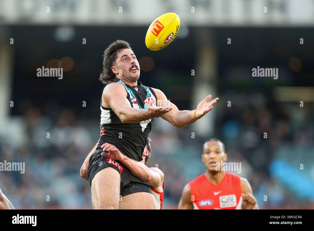 Adelaide, Australia. 21st June, 2025. Lachie Jones of the Power during ...